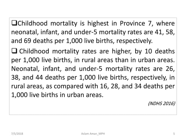 Determinants of child health | PPT