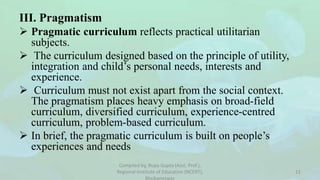 Determinants of curriculum | PPTX