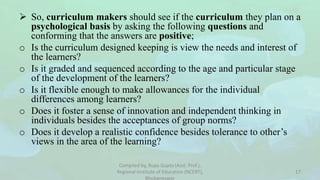 Determinants of curriculum | PPTX