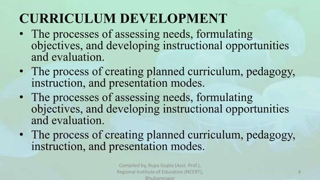 Determinants of curriculum | PPTX