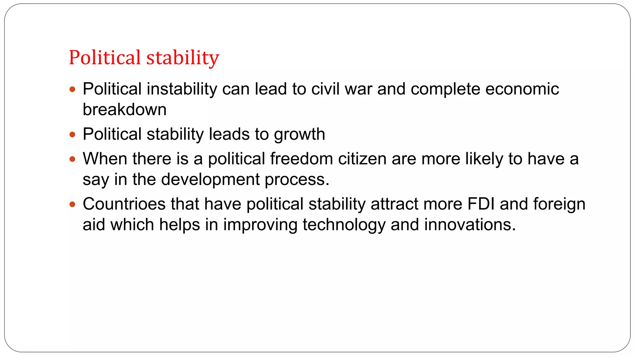 Determinants of economic development | PPTX
