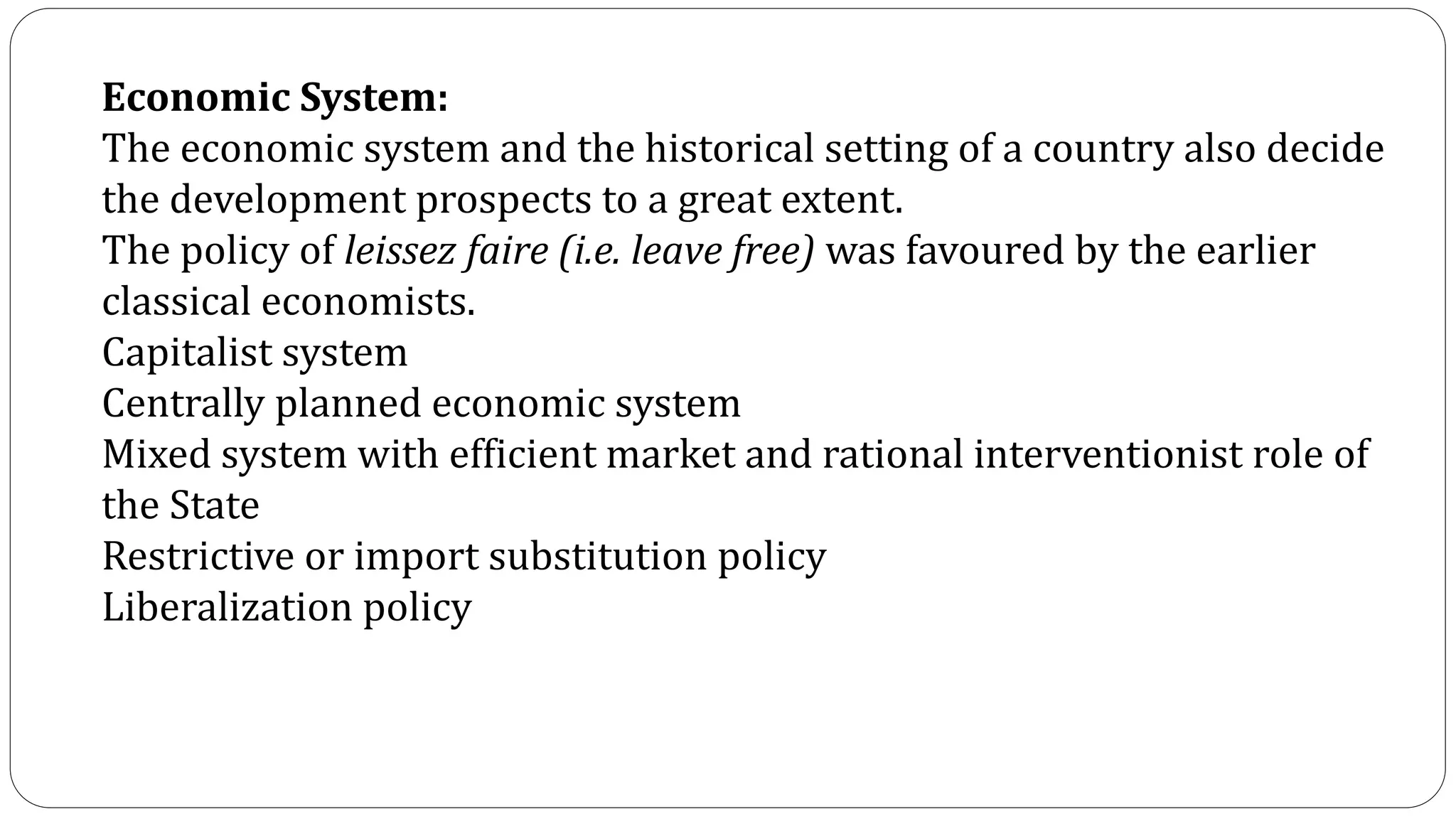 Determinants of economic development | PPTX