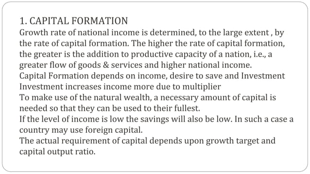 Determinants of economic development | PPTX | Economy | Business and ...