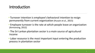 Determinants of employee turnover intention | PPTX