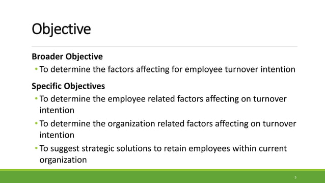 Determinants of employee turnover intention | PPTX