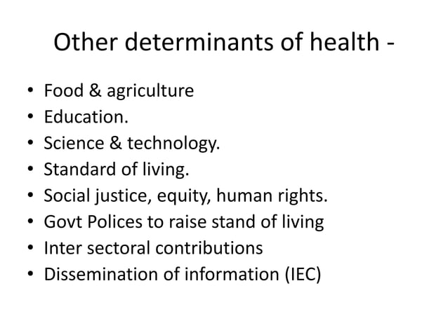 Determinants of health | PPT | Medical Health