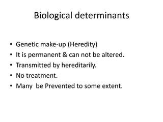 Determinants of health | PPT