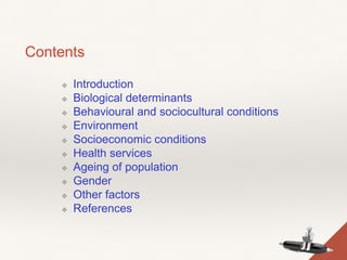 Determinants of health | PPTX