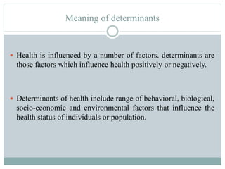 Determinants of health.pdf. i | PDF
