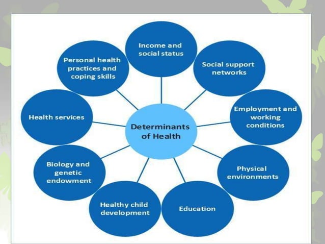 Determinants of health, dimensions of health, positive health and ...