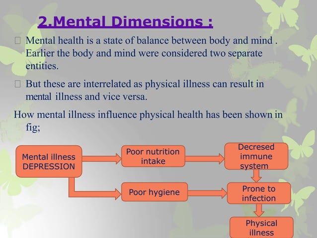 Determinants of health, dimensions of health, positive health and ...