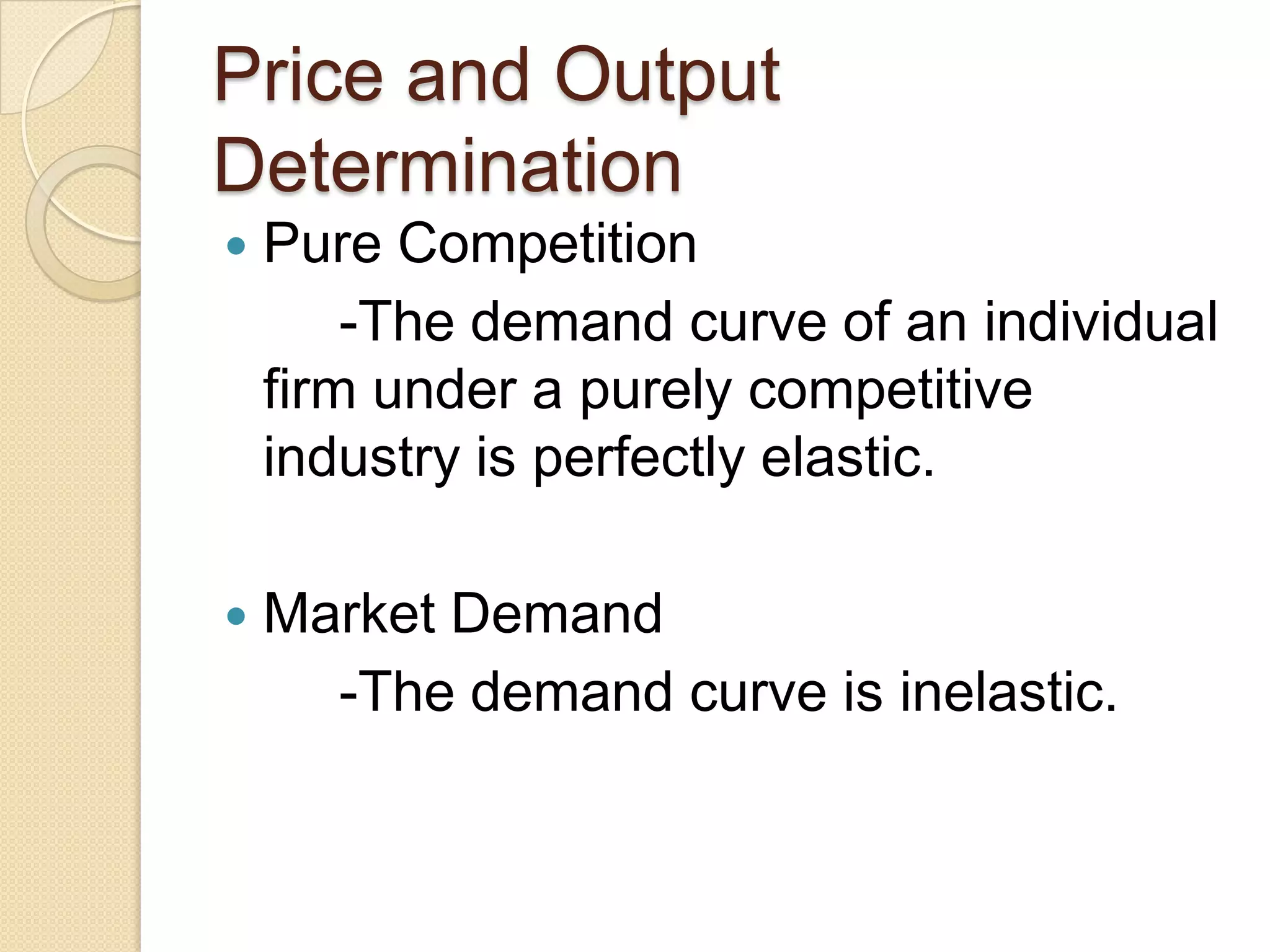 Determinants of market structure | PPTX