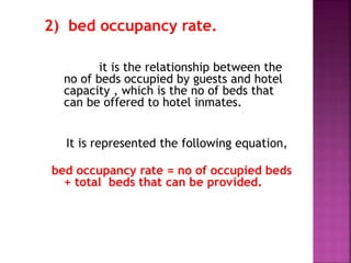 Determinants of occupancy rate | PPTX