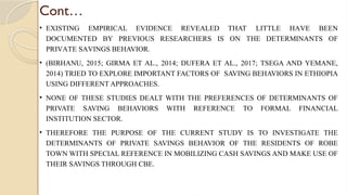 DETERMINANTS OF PRIVATE SAVING BEHAVIOR PPT.pptx