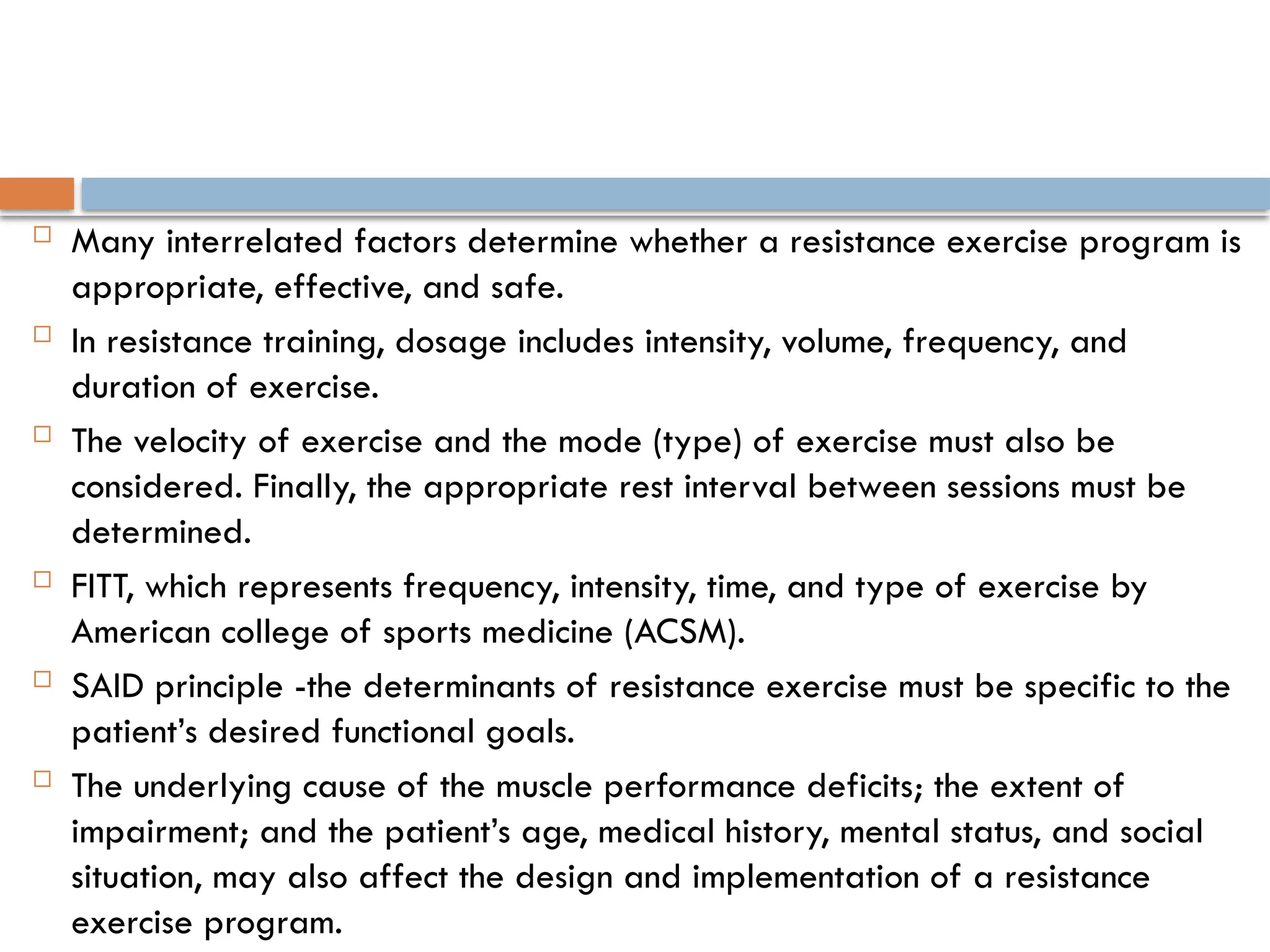 Determinants of resistance exercise.pptx
