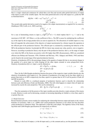 Determinants of seed cotton output evidence from the northern region of ghana | PDF ...