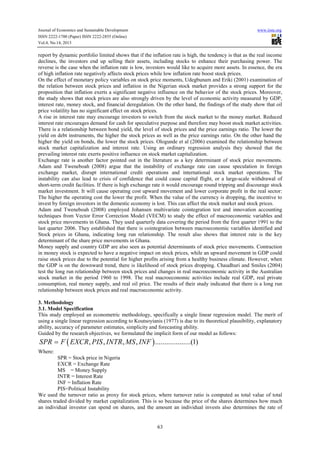 Determinants of stock price movements in nigeria evidence from monetary ...