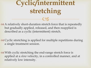 Determinants of stretching interventions | PPTX