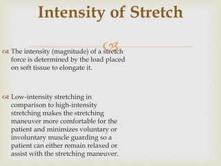 Determinants of stretching interventions | PPTX