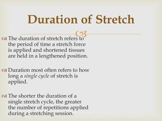 Determinants of stretching interventions | PPTX