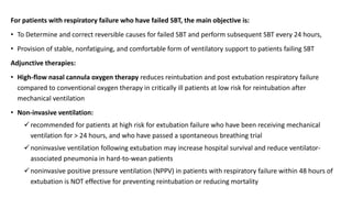 Determinants of weaning from mechanical ventilation | PPTX | Lung and ...