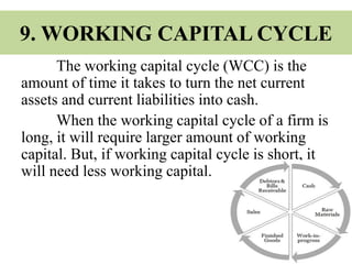 Determinants of working capital | PPTX