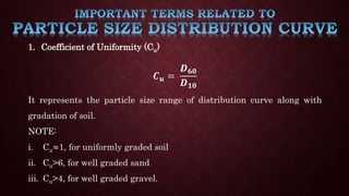 Determination grain size distribution of soil | PPTX