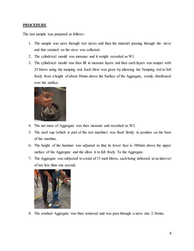 DCC3113 DETERMINATION OF AGGREGATE IMPACT VALUE. | DOCX | Civil ...