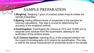 determination of Acrylamide.pptx