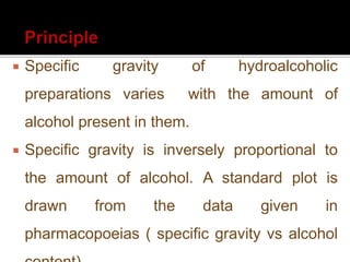 Determination_of_alcohol_content.ppt by Dr.U.Srinivasa, Professor and ...