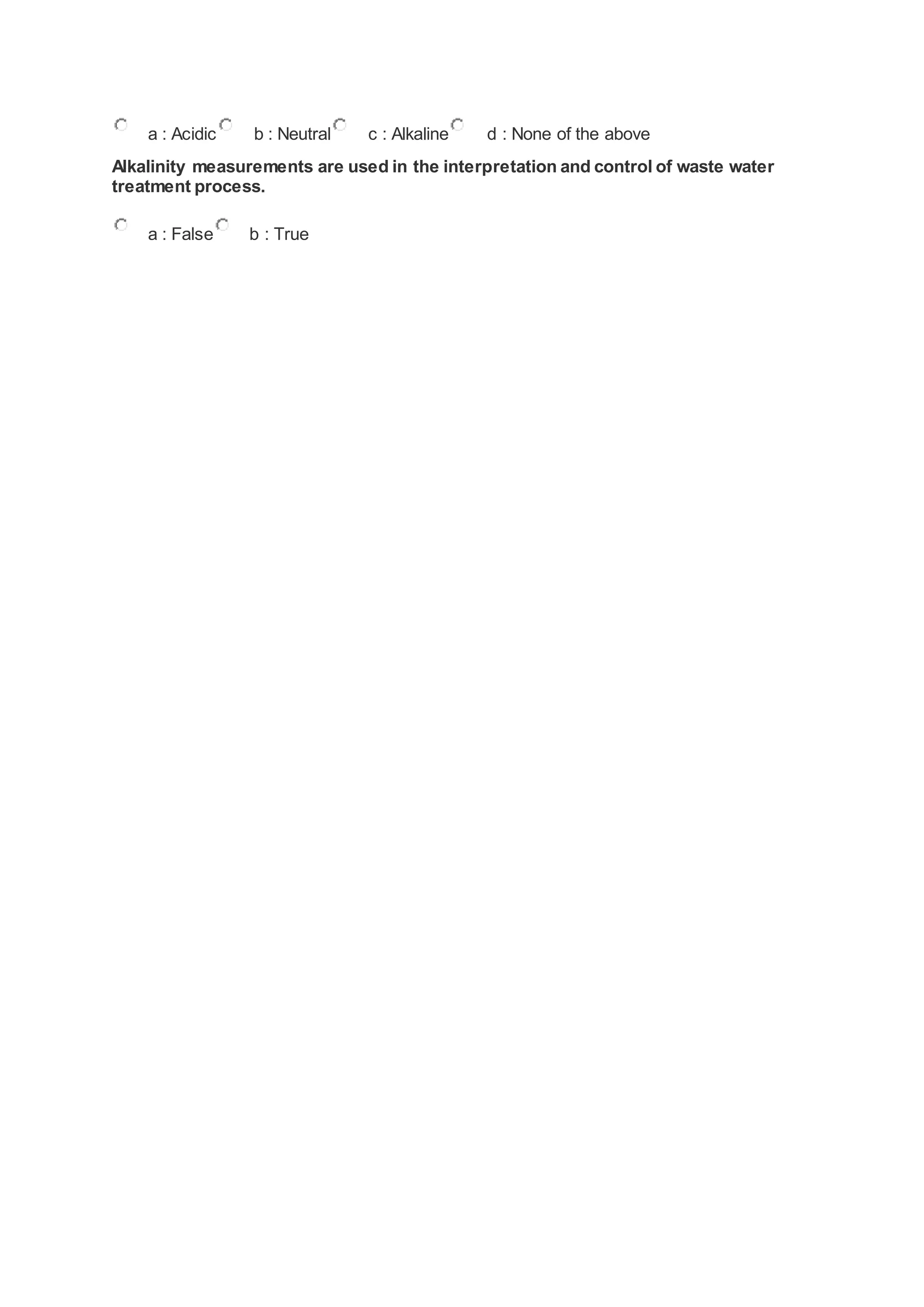 Determination of alkalinity | DOCX