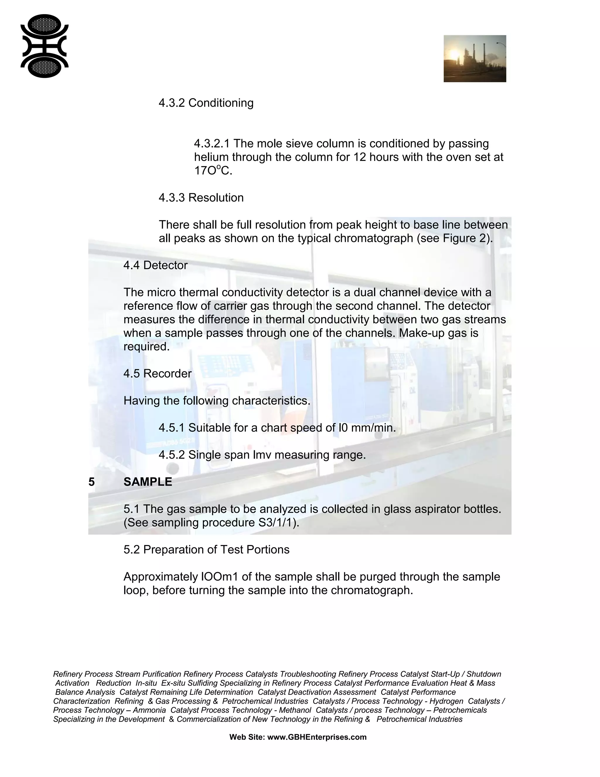 Determination of Argon in Ammonia Plant Process Gas Streams by Gas ...