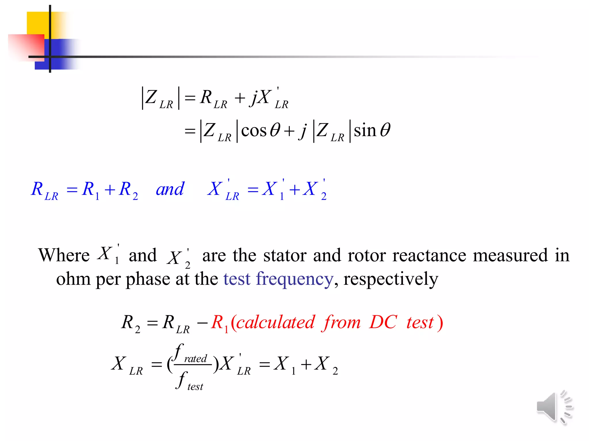 Determination Of A Three Phase Induction Machine Parameters Pptx