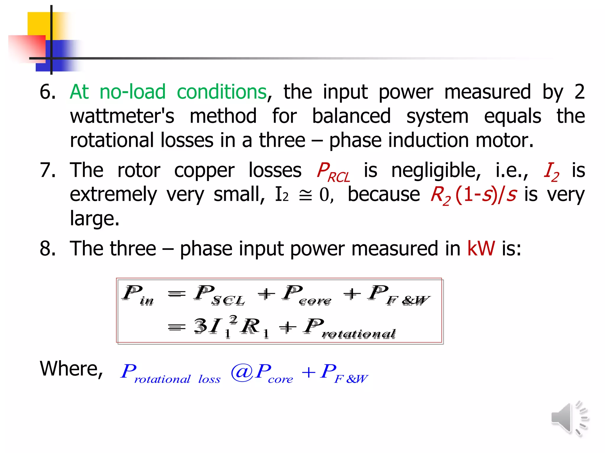 Determination Of A Three Phase Induction Machine Parameters Pptx
