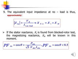 Determination of a Three - Phase Induction Machine Parameters | PPTX