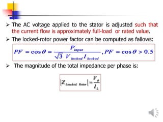 Determination of a Three - Phase Induction Machine Parameters | PPTX