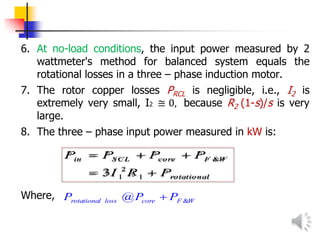 Determination of a Three - Phase Induction Machine Parameters | PPT