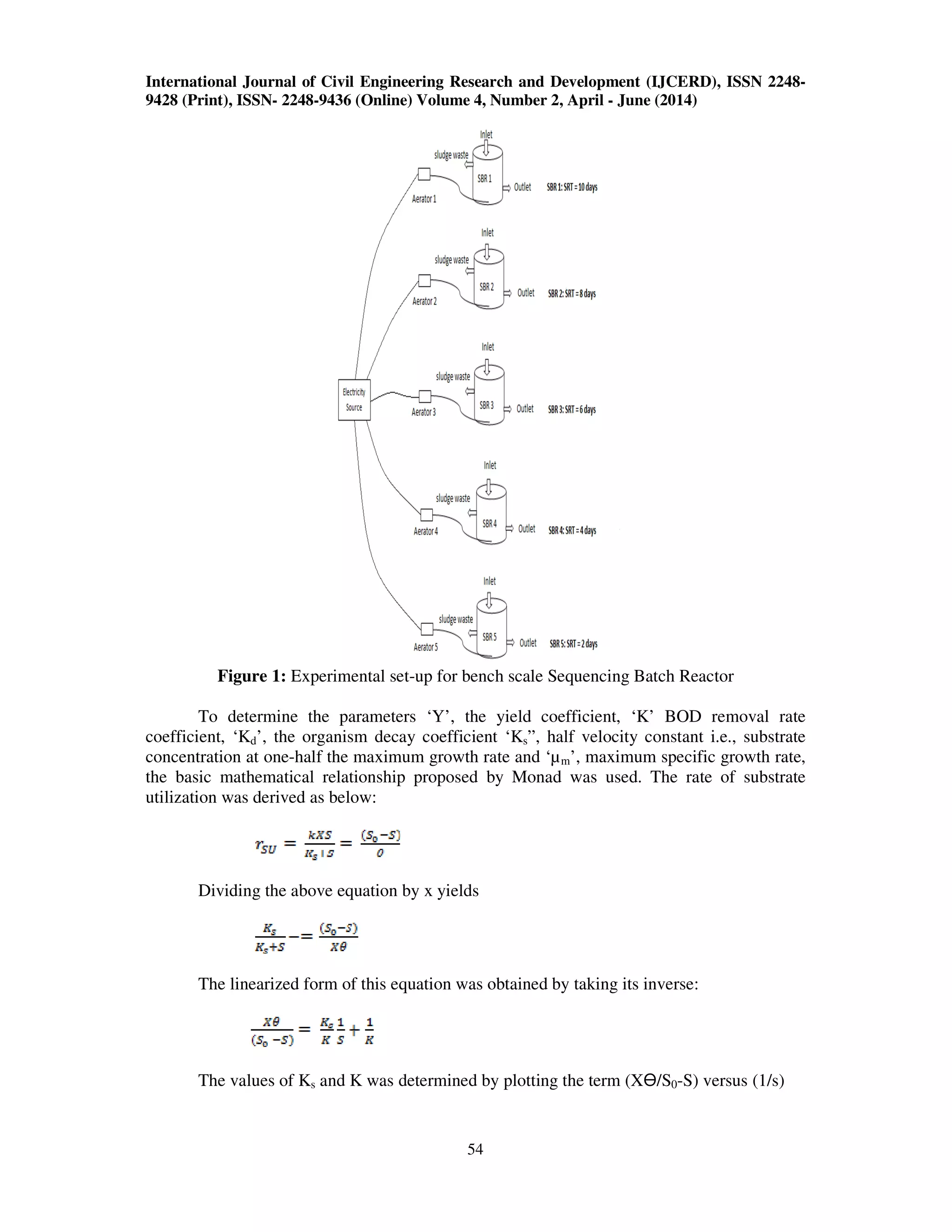 Determination of bio kinetic parameters | PDF Determination of bio kinetic parameters | PDF