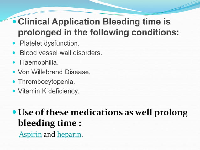 DETERMINATION OF BLEEDING AND CLOTTING TIME Ass.Lec Hussein Hamid Al ...