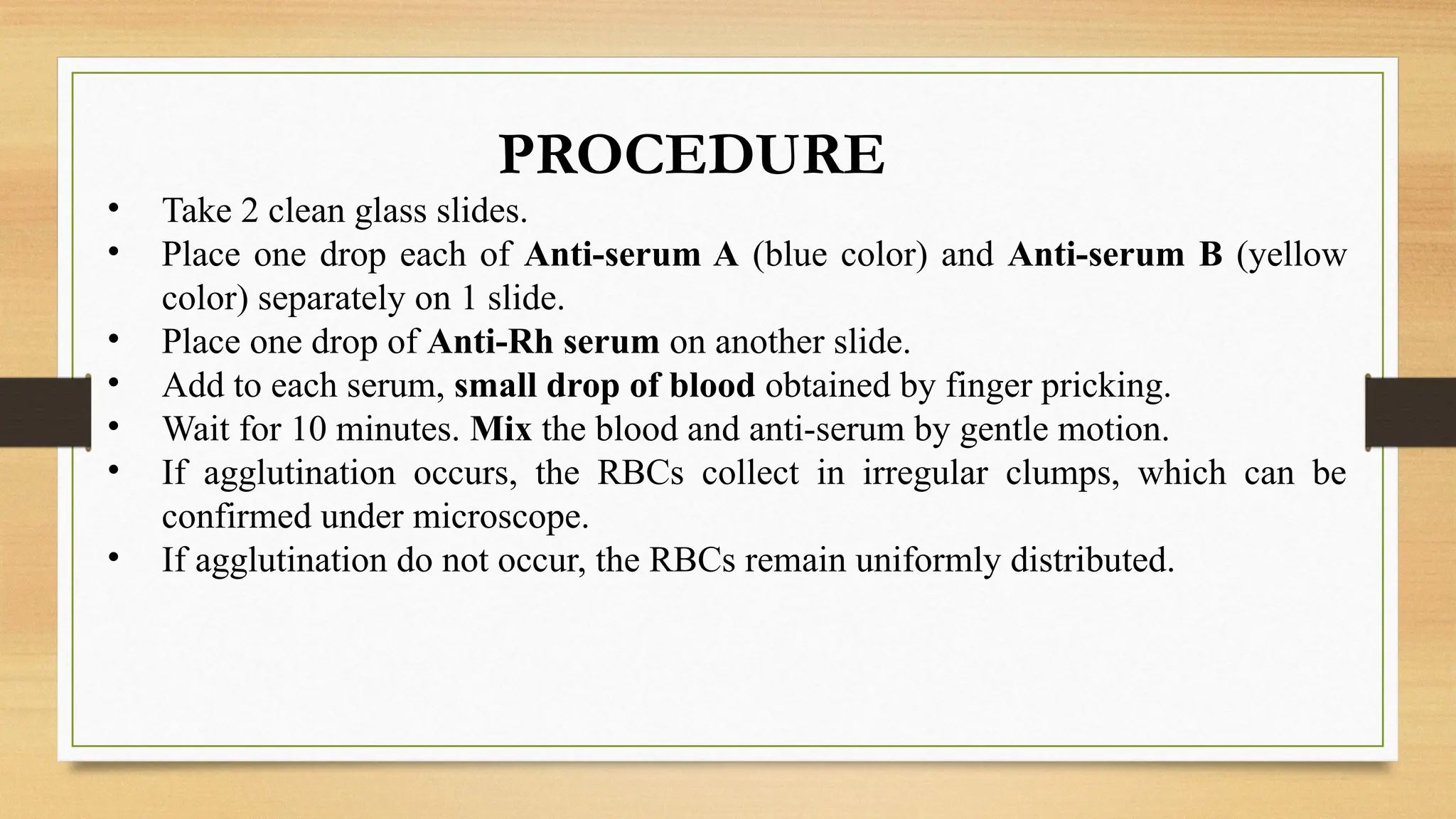 determination of blood groups.Power point presentation | PPTX