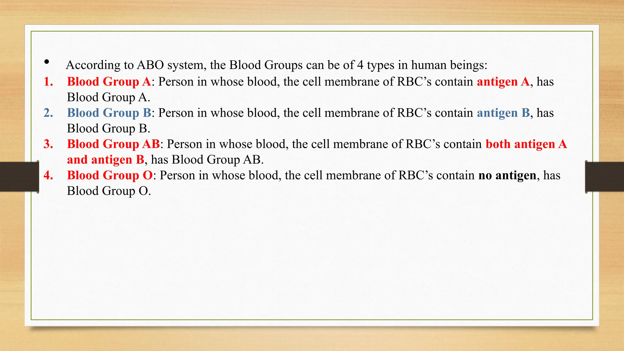 determination of blood groups.Power point presentation | PPTX