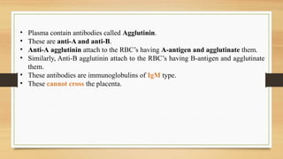 determination of blood groups.Power point presentation | PPTX