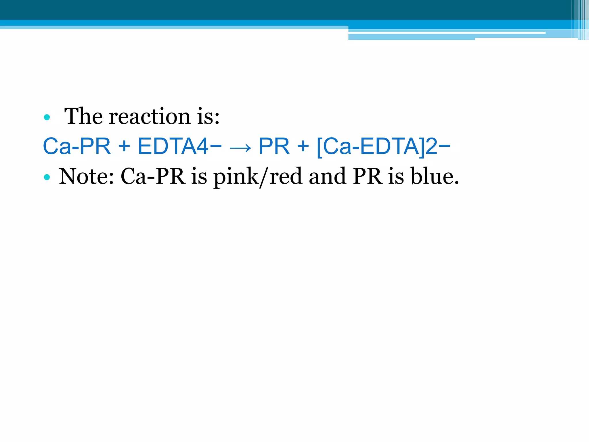 Determination of calcium in milk | PPTX