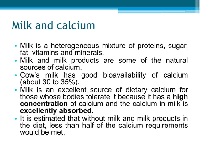 Determination of calcium in milk | PPTX | Chemistry | Science