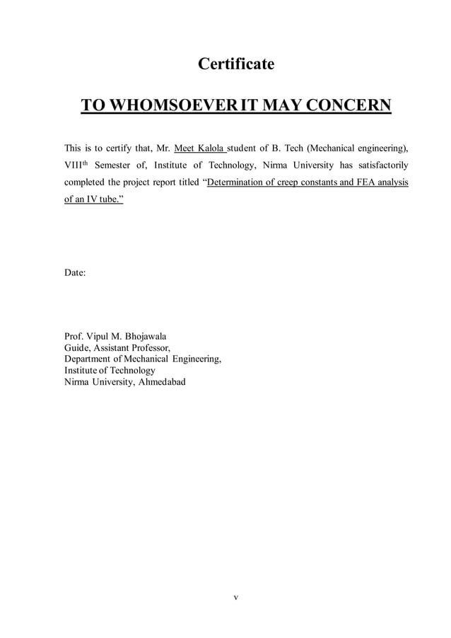 Determination of creep constants and FEA analysis of an IV tube.pdf
