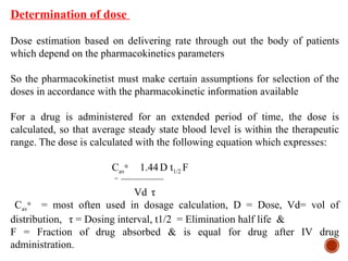 Determination of dose & dosing interval- V Pharm.D.pptx