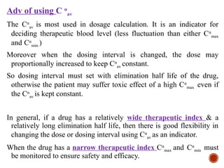 Determination of dose & dosing interval- V Pharm.D.pptx