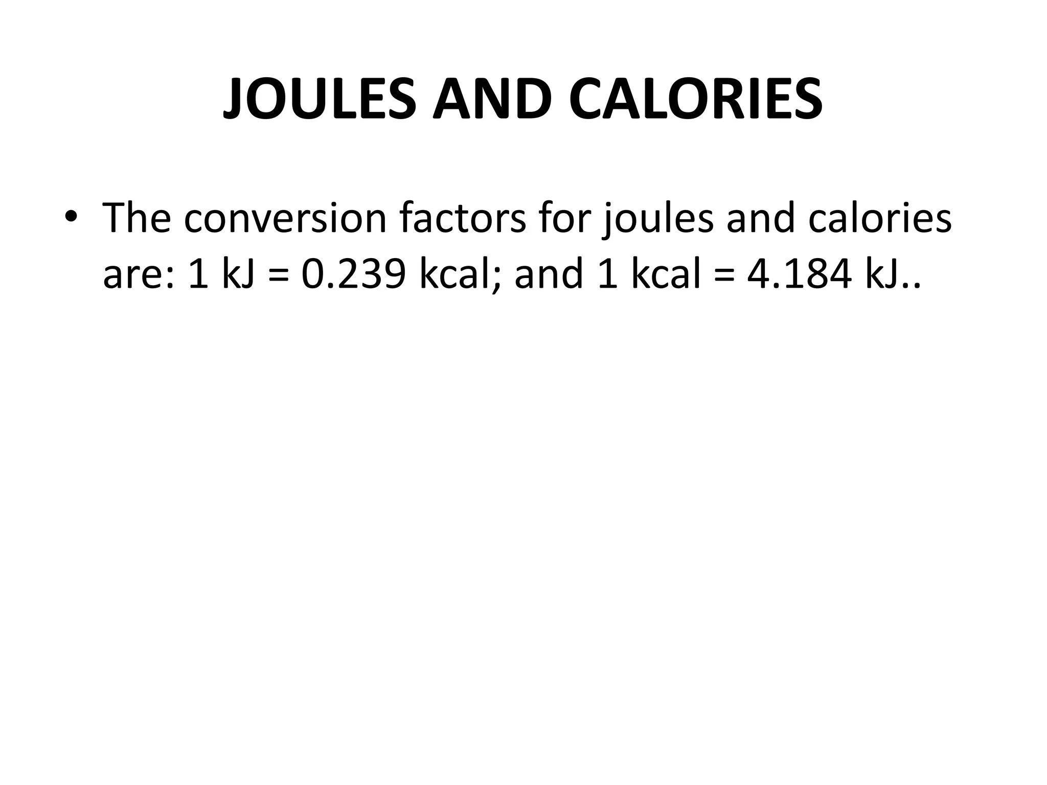 Determination of Energy Value – Physiological Fuel Value.ppt