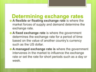 Determination of foreign exchange rate | PPTX