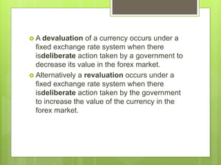 Determination of foreign exchange rate | PPTX